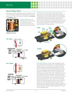 Relays: Definition, Specifications and Applications by Littelfuse ...